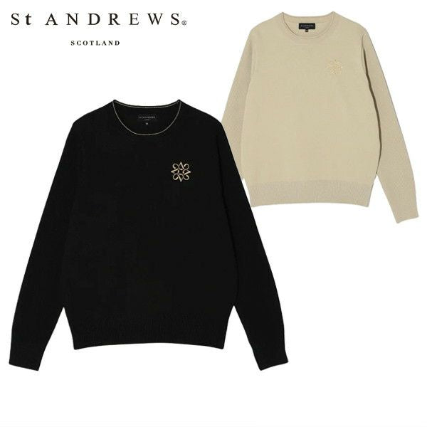 【大感謝祭P10倍】【送料無料】セーター レディース セントアンドリュース St ANDREWS 2025 秋冬 新作 ゴルフウェア 043-6170214 セーター レディース セントアンドリュース St ANDREWS 2025 秋冬 新作